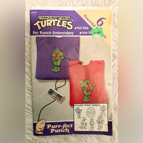 Source Unknown | Other | Teenage Mutant Ninja Turtles Punch Embroidery ...